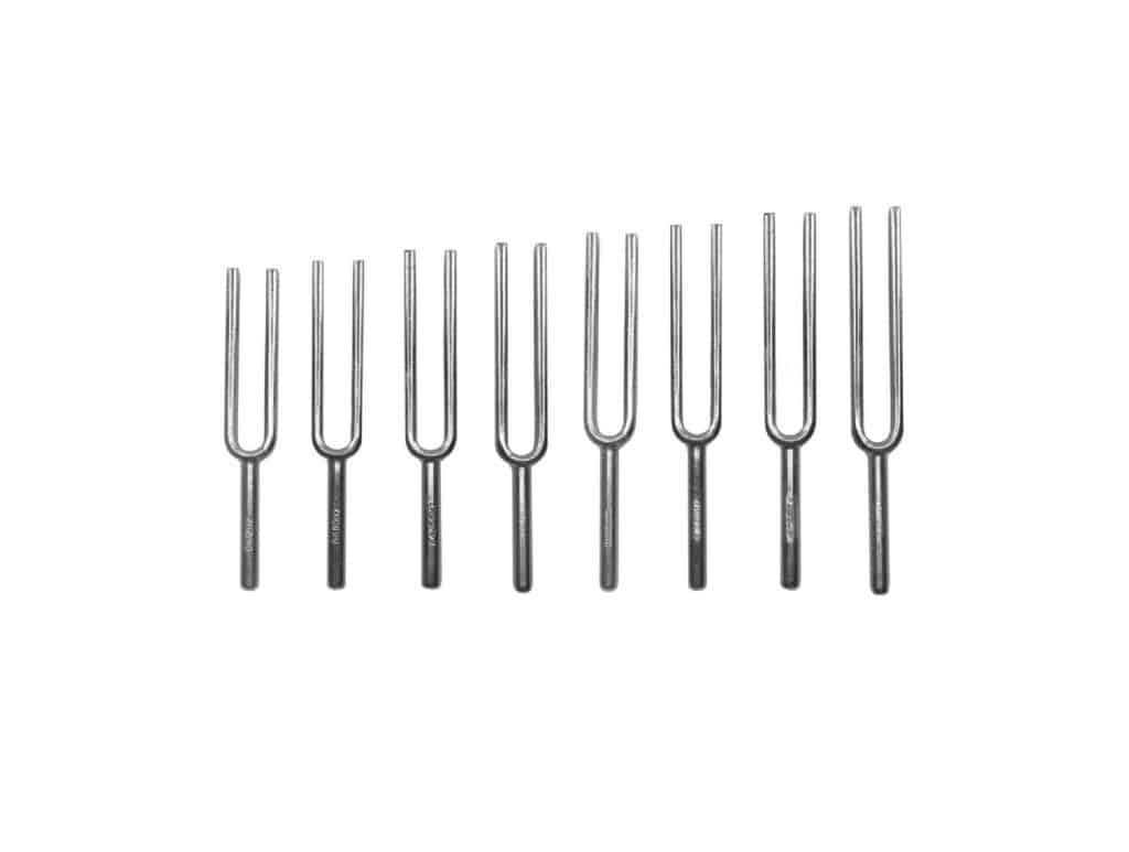 Diapason orl en inox SET DE 8 - Locamed