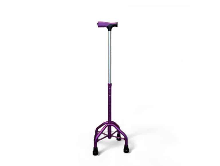 Canne Quadripode Mauve - Locamed